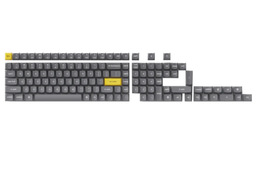 Keychron Double Shot OSA PBT Keycap Full Keycap Set - Dark Grey 全鍵帽套裝 ...